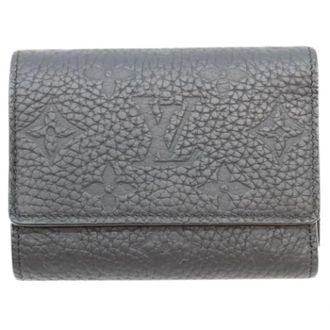Louis Vuitton Portefeuille Tri-fold Pre-owned - Homme - Pre-owned - Noir - Taille: ONE Size