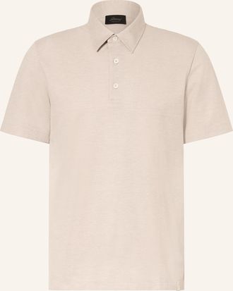 Brioni Piqu&eacute;-Poloshirt beige