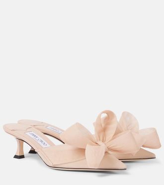 Jimmy Choo London Mules Staz 50 aus Mesh