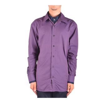 Dirk Bikkembergs Hemd - - Shirts - Herren - Lila - 2XL