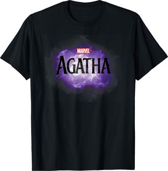 MARVEL Agatha All Along Disney+ Series Official Agatha Logo T-Shirt