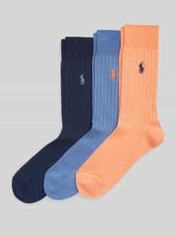Ralph Lauren Socken aus Baumwoll-Mix im 3er-Pack