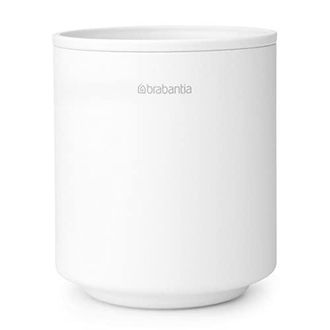 Brabantia Porte-Brosse &agrave; Dents Mindset - Ne se Raye Pas - Facile &agrave; Nettoyer - R&eacute;sistant &agrave; la Corrosion - Accessoire de Salle de Bain - Organisateur - Fresh Whit