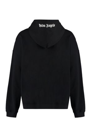 Palm Angels Mens Hooded Sweatshirt Black Cotton Jumpers Sweater