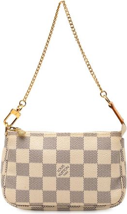 Louis Vuitton Crossbody Bags - Damier Azur Mini Pochette Accessoires - Gr. unisize - in Weiß - für Damen