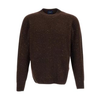 Drumohr Rundhals-Strickware - - Knitwear - Herren - Braun - 2XL