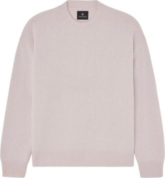 Anine Bing Femme, Pulls, Rose, Taille: 42 FR Lee Crew Sweater