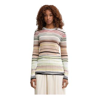 Missoni Femme, Pulls, Multicolore, Taille: 40 FR Maille col rond