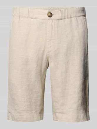 Mazine Regular Fit Leinenshorts mit Eingrifftaschen
