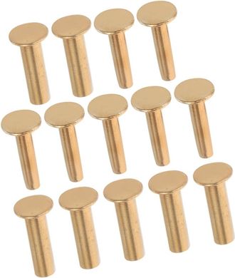 BESPORTBLE 7 Paar Messernieten 15cm Kupfer Messergriffbefestigungen mit Verriegelungsmechanismus Selbstgemacht K&uuml;chenmessergriff Zubeh&ouml;r f&uuml;r Stabile Reparatur