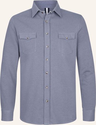 Profuomo Profuomo Solid Overshirt blau