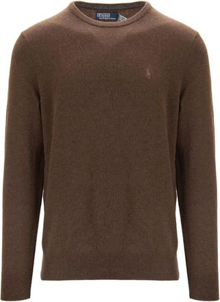 Ralph Lauren Homme, Pulls, Brun, Taille: M Maille ras du cou