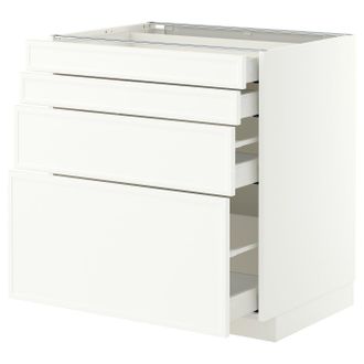 IKEA METOD / MAXIMERA Unterschr., 4 Fronten/4 Schubladen