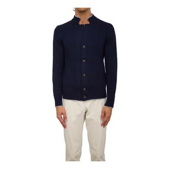 Eleventy Blauer Cardigan - - Knitwear - Herren - Blau - L