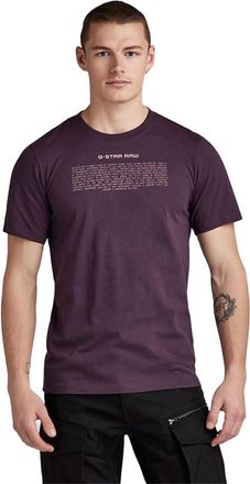 G-Star G-Star RAW Herren Poem Slim T-Shirt, Purpur (lt Maze D23902-336-8880), XXL