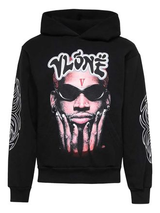 Vlone x Dennis Rodman hoodie imprimé - Noir