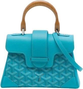 Goyard Pre-owned Mini Saigon - Femme - Pre-owned - Bleu - Taille: ONE Size