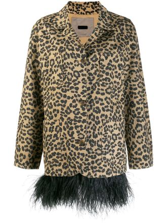 Simonetta Ravizza manteau à motif léopard - Tons neutres