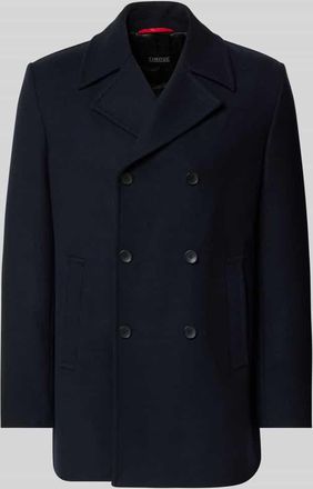 Cinque Regular Fit Mantel aus Woll-Mix mit Doppelknopfleiste