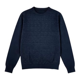 Yes-Zee Pull &agrave; col rond - Homme - Pulls - Bleu - Taille: 2XL