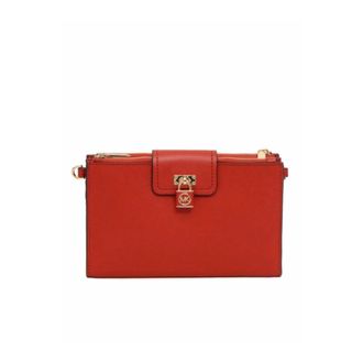 Michael Kors Pattina E Clip Umh&auml;ngetasche - - Bags - Damen - Rot - ONE SIZE