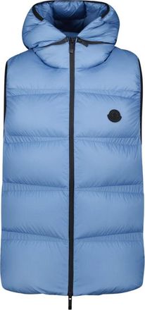 Moncler Homme, Vestes, Bleu, Taille: XL Doudoune sans manches