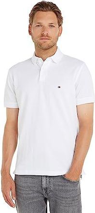 Tommy Hilfiger Polo Manches Courtes Homme 1985 Regular Fit, Blanc (White), XXL
