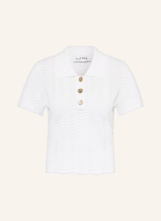 Joseph Ribkoff Strick-Poloshirt weiss