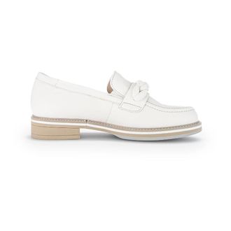 Gabor Femme, Chaussures, Blanc, Taille: 35 1/2 EU Mocassin Confortable en Cuir