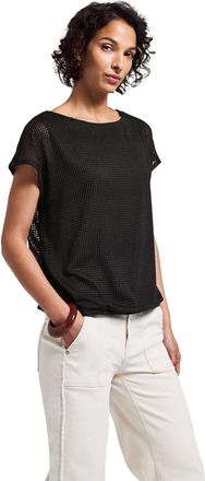 Street One Damen 2-in-1 Mesh T-Shirt