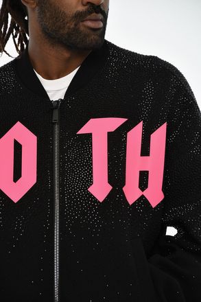 Dsquared2 Technical Fabric Sweatshirt with Strass Dsquared2