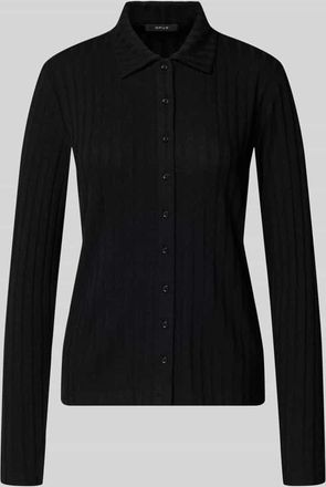 OPUS Slim Fit Langarmshirt aus Viskose-Mix Modell Sitami