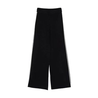 Max Mara Femme, Pantalons, Noir, Taille: 38 FR Pantalon en viscose stretch