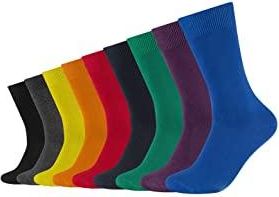 Camano Crew Socks Chaussettes Coton Unisexe Confort 9p en Ligne, Classic Blue, 39 Mixte