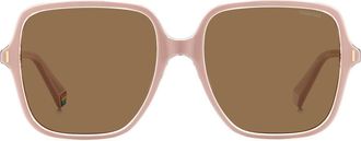Polaroid PLD 6219/S Sonnenbrille, Pink, 56 f&uuml;r Damen, Pink, 54