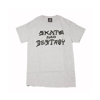 Thrasher Homme, Tops, Gris, Taille: S T-Shirt Skate & Destroy