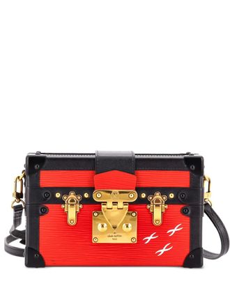 Louis Vuitton Petite Malle Handbag Epi Leather clutch bag - Schwarz