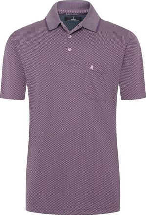 Ragman Pflegeleichtes Poloshirt mit Brusttasche und 3D-Print in