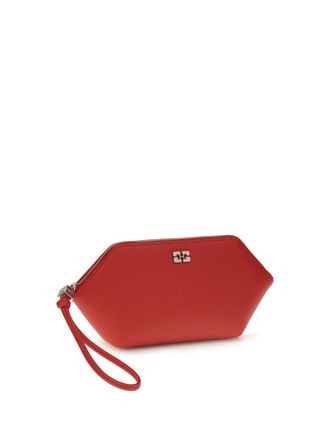 Ganni Womens Pouch Bou Make Up Goji Berry Clutches