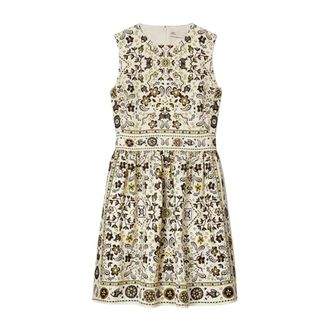Tory Burch Gemustertes Jerseykleid - - Dresses - Damen - Braun - XS