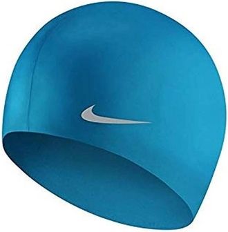 Nike unisex, Sport, Bleu, Taille: ONE Size Silicone Swim Cap