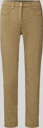 Luisa Cerano Slim Fit Hose in verk&uuml;rzter Passform
