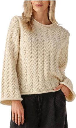 Modstr&ouml;m Damen, Strickwaren, Beige, XLGr&ouml;&szlig;e