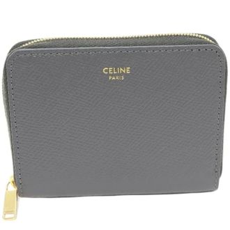Celine Pre-owned Cuir petite-maroquinerie - Femme - Pre-owned - Gris - Taille: ONE Size