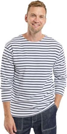 Armor Lux Marini&egrave;re col Bateau en Coton &eacute;pais LOCTUDY