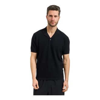 A|X Armani Exchange Homme, Tops, Bleu, Taille: S Polo Maille avec Col Revers