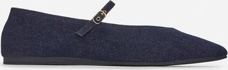 Arket Mary Jane Aus Denim -Blau