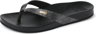 Reef Zehentrenner Sandale Cushion Court Black Sassy EU 37.5 (Woman)