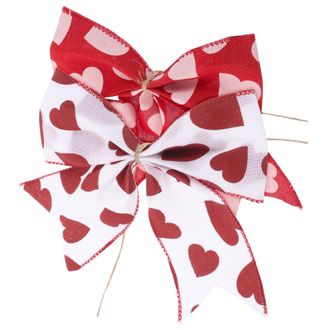 Artibetter Angoily 2 St&uuml;ck Valentinstags Dekoschleifen Kleine Valentinstagsschleifen F&uuml;r Hochzeiten Valentinstags Dekoschleifen Valentinstagsdekoration Valentins