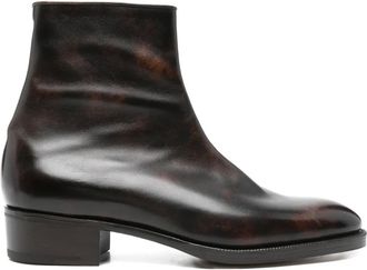 John Lobb Stiefeletten mit Reißverschluss - Braun